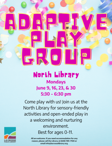 Adaptive Play Group | La Crosse Public Library